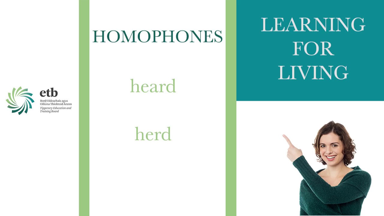 Lesson 9 Homophones Heard herd - YouTube