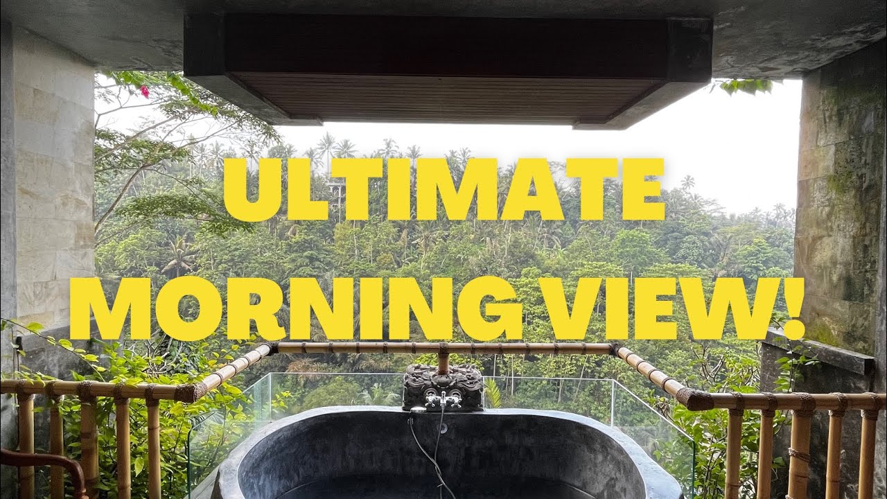 ULTIMATE MORNING VIEW! KASTARA RESORT & SPA , UBUD, BALI - YouTube