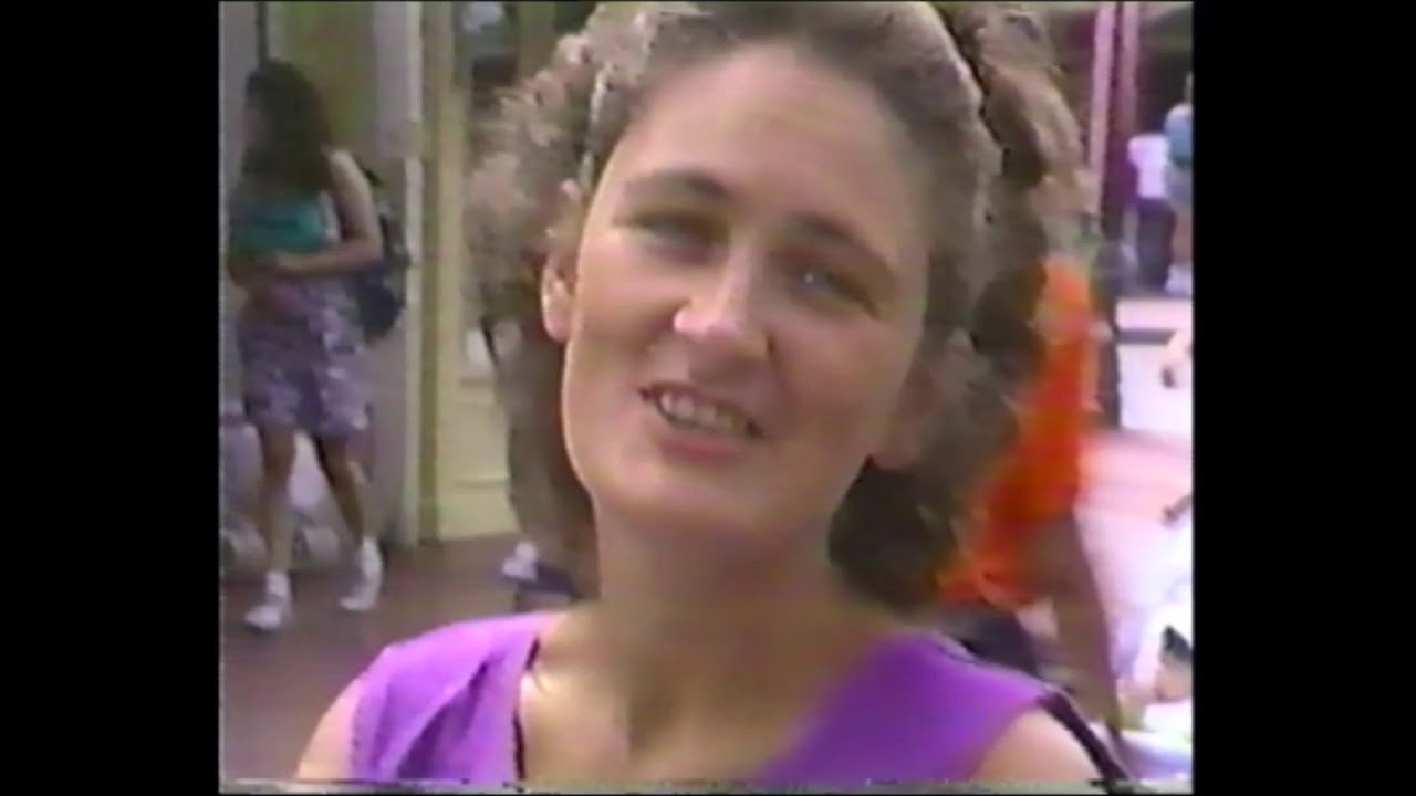 Christine Nolan Visits Disneyland California 1989 - YouTube