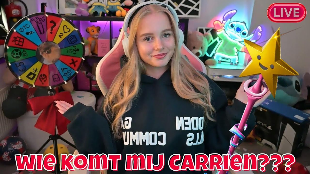 WIE KOMT MIJ CARRIEN IN FORTNITE? 🔫 | Sandy Denice Livestream NL/BE ...