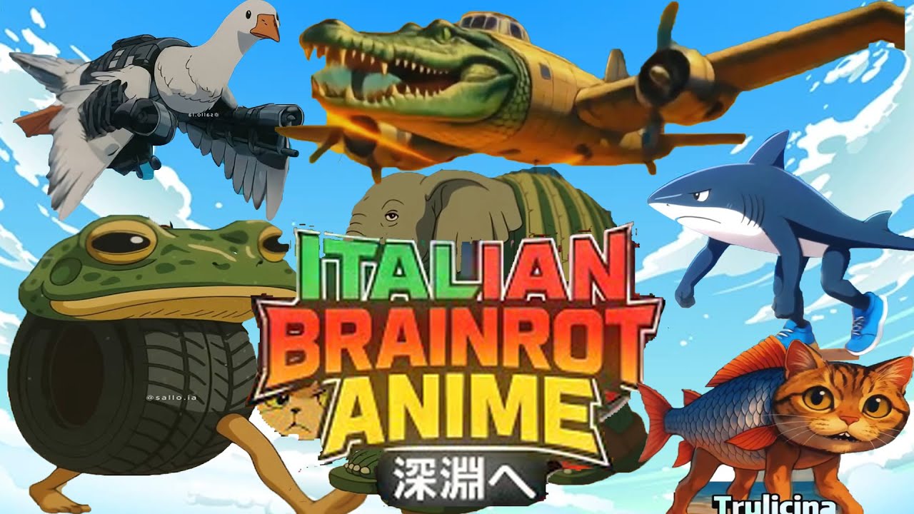 ITALIAN BRAINROT ANIME OPENING - Music Video 1 Hour - YouTube
