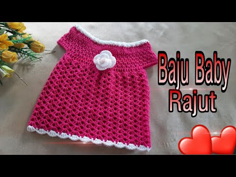 Tutorial Baju Rajut Baby