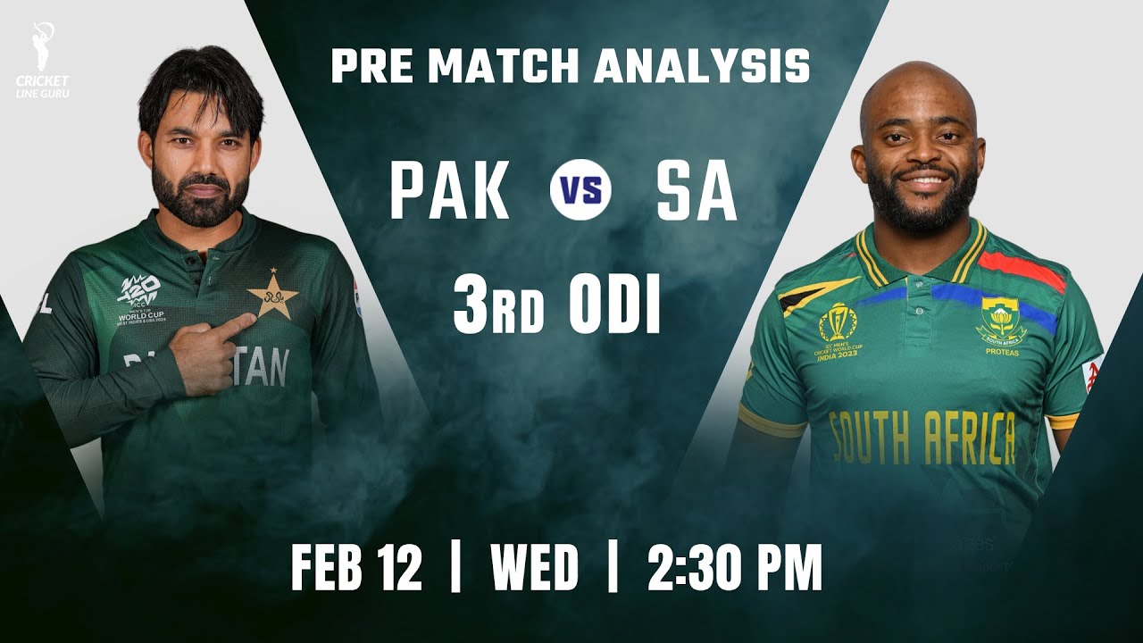 PAK vs SA 3rd ODI Match PREDICTION | Pakistan ODI Tri-Series 2025 | PAK ...