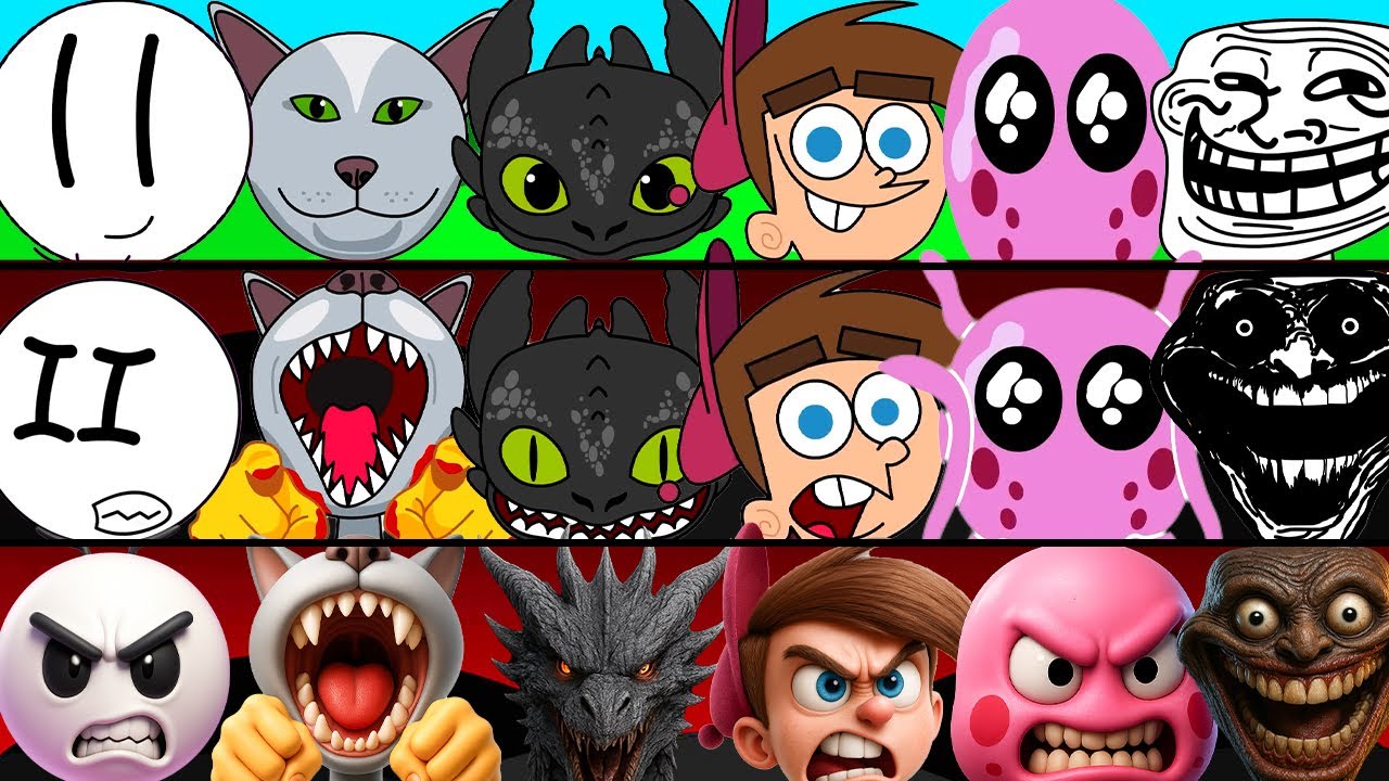 Incredibox Sprunki OC Phase 1 to Phase 3 Laughing Cat, Nintendo Switch ...