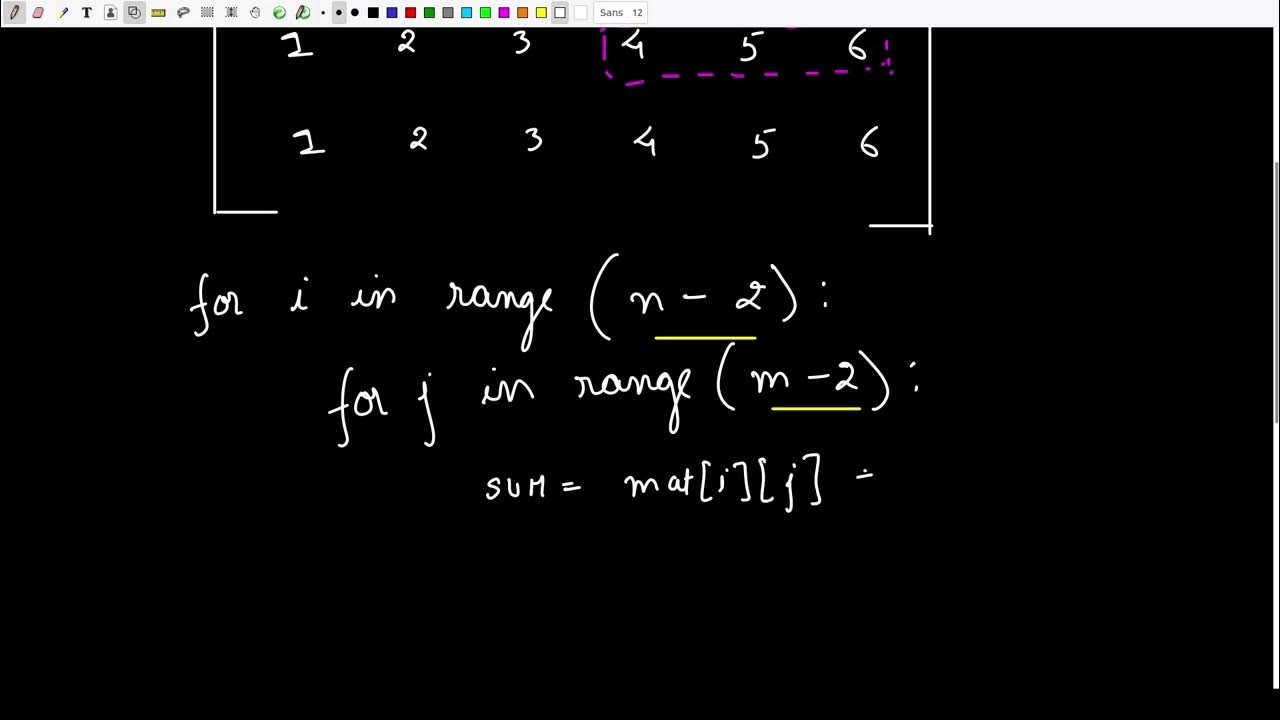 GeeksForGeeks | Maximum sum of hour glass - YouTube