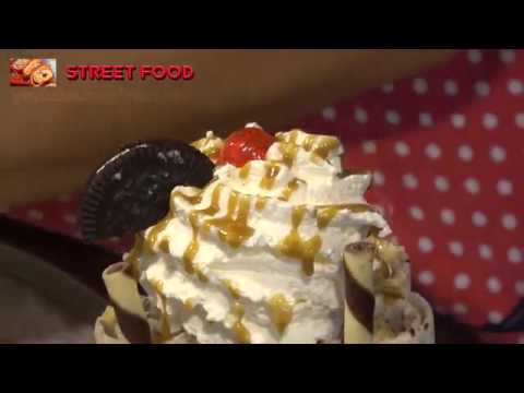 PEE POO Jelly and Oreo Cookie Ice Cream Roll Street Food Sweets Dessert ...
