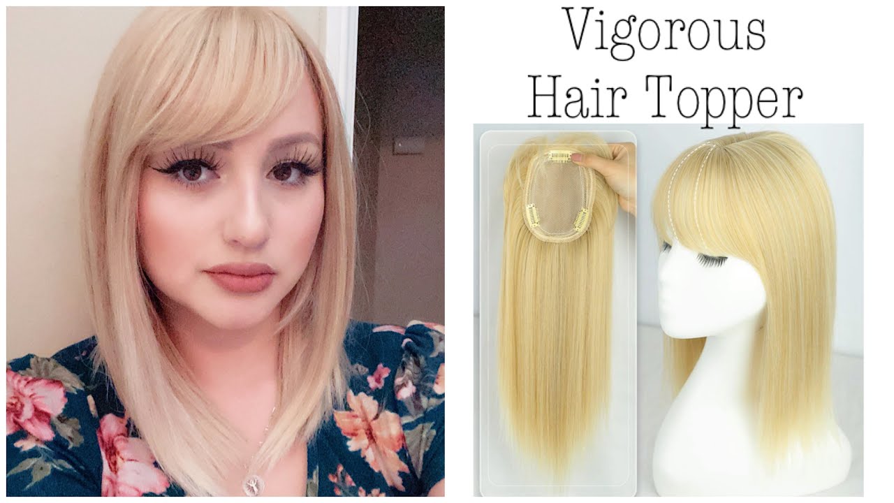 Vigorous Straight Blonde Hair Topper *REVIEW* (find it on AMAZON) only ...