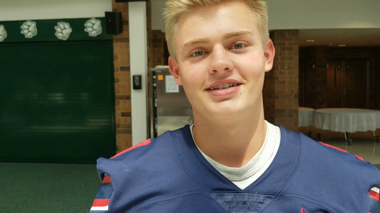 Livonia Franklin Football's Jacob Kelbert - YouTube