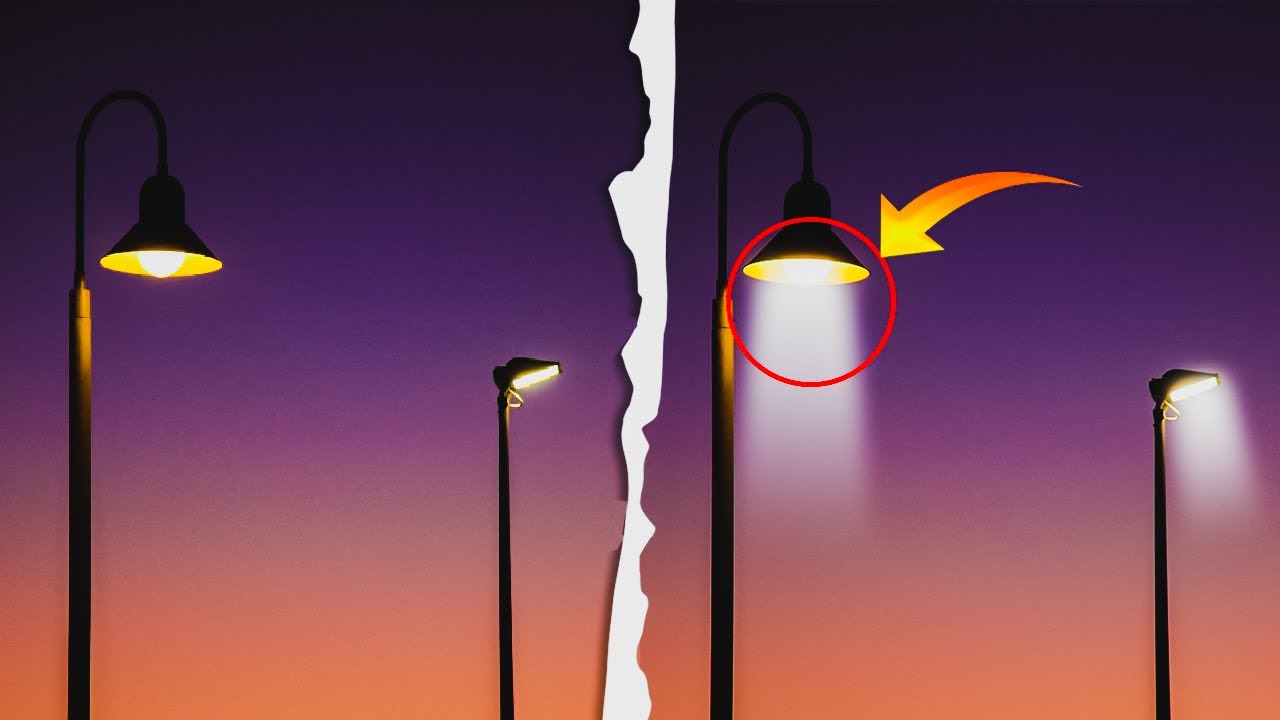 Photoshop tutorial - Spotlight Effect In Photoshop LIGHT EFFECT IN ...