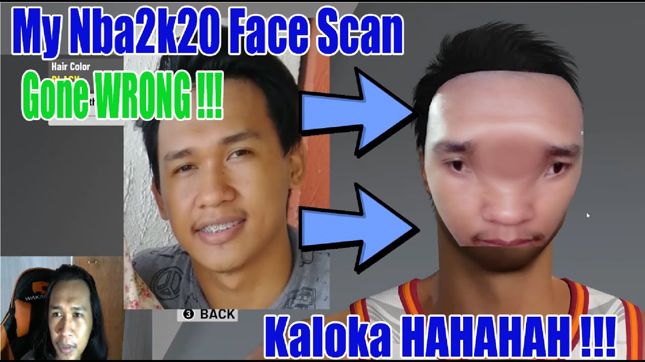 My NBA2k20 Face Scan GONE WRONG!!! Na Badtrip AKO Dito!!!KALOKA HAHAHAH ...