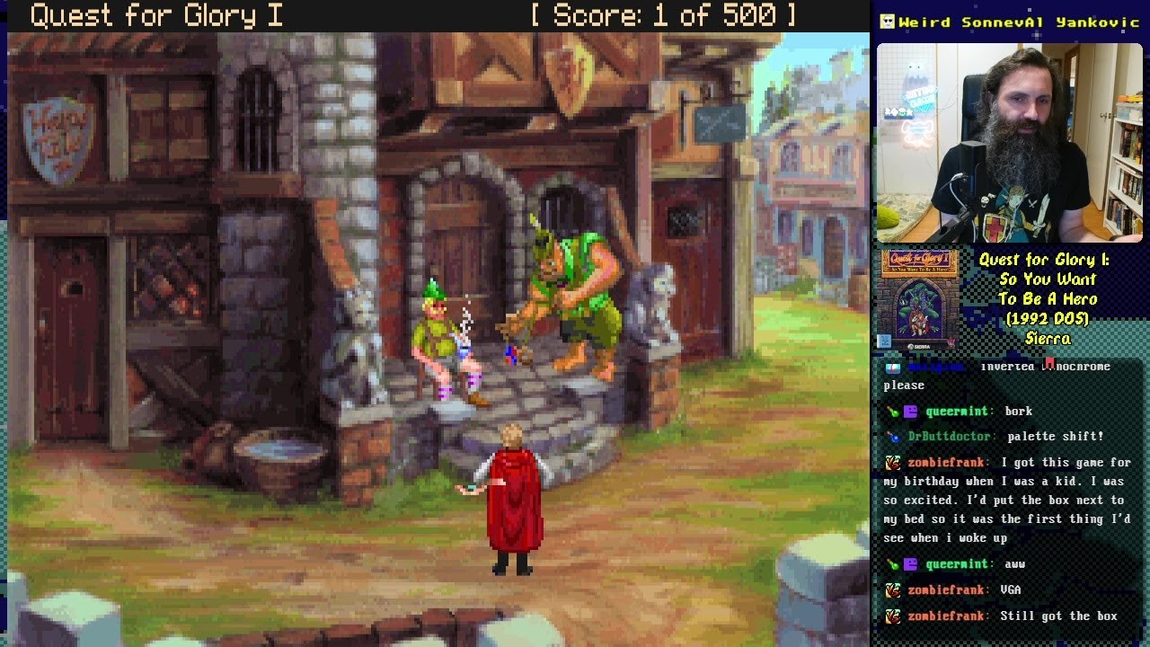 Longplay: Quest for Glory 1 VGA Magic User pt1 - 1992 - DOS - Sierra ...