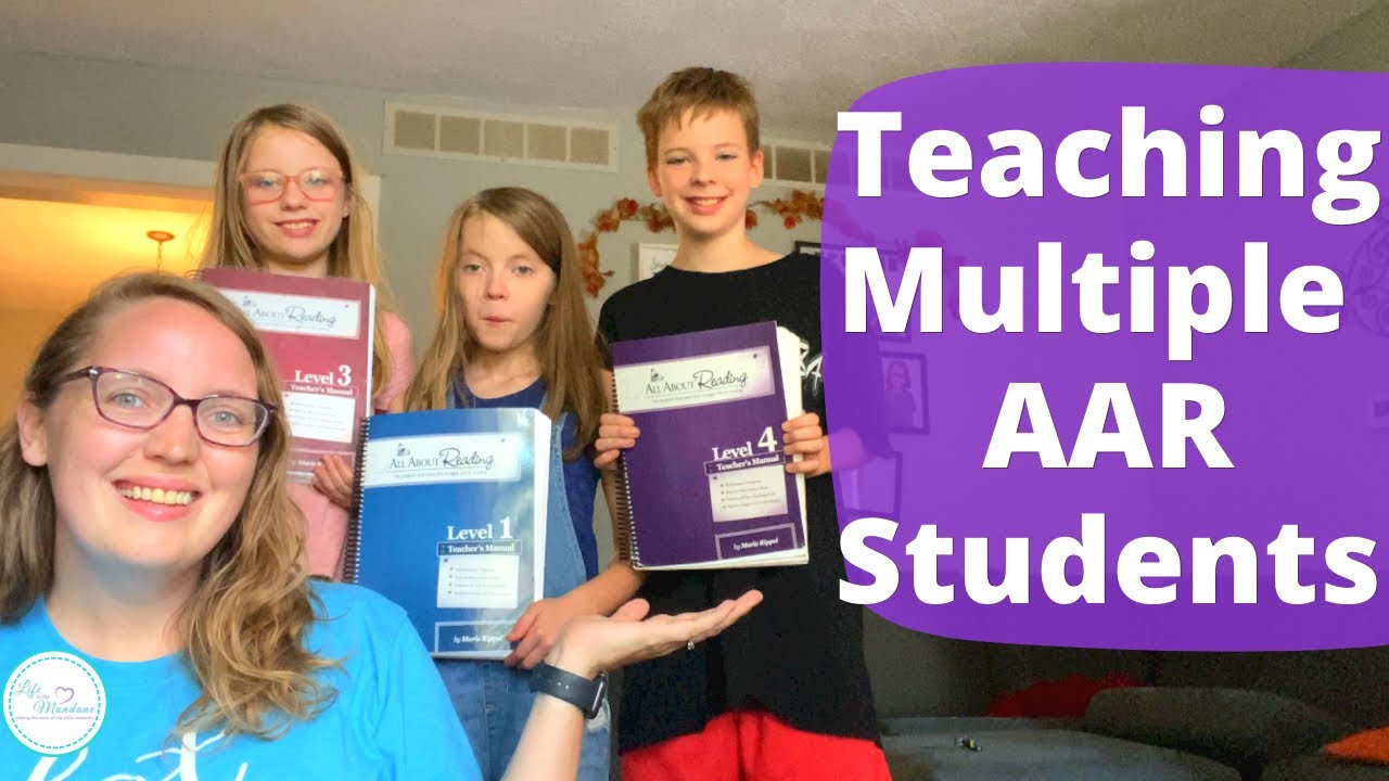 How To Teach Multiple Students With All About Reading || Homeschool ...