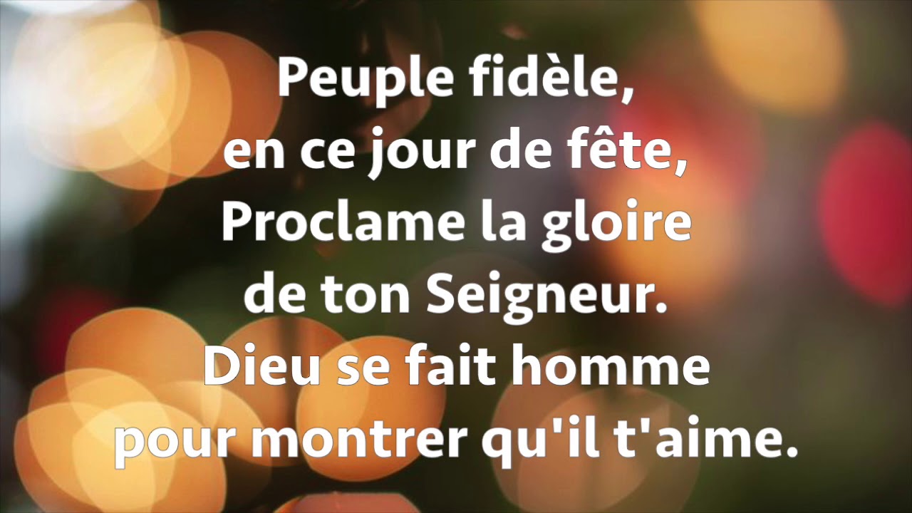 Peuple Fidèle - YouTube