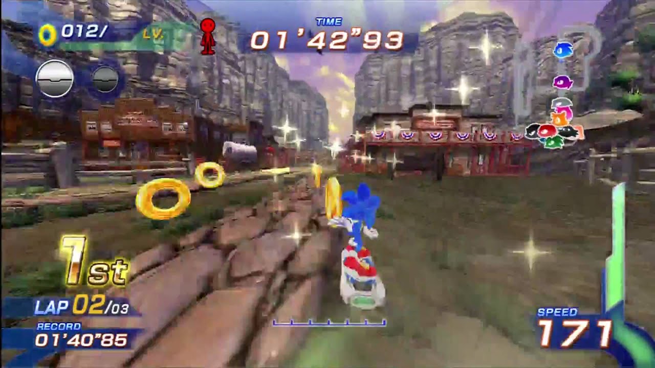 Sonic Free Riders: Rocky Ridge (Expert / Free Race) {Super Sonic} [1080 ...