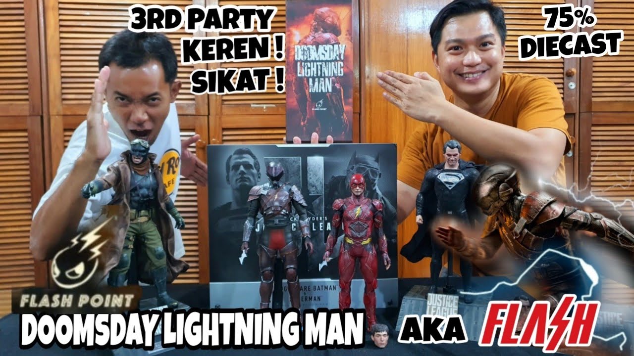 UNBOXING FLASH KNIGHTMARE SUIT by FLASHPOINT ! 3RD PARTY KEREN INI ! 75 ...