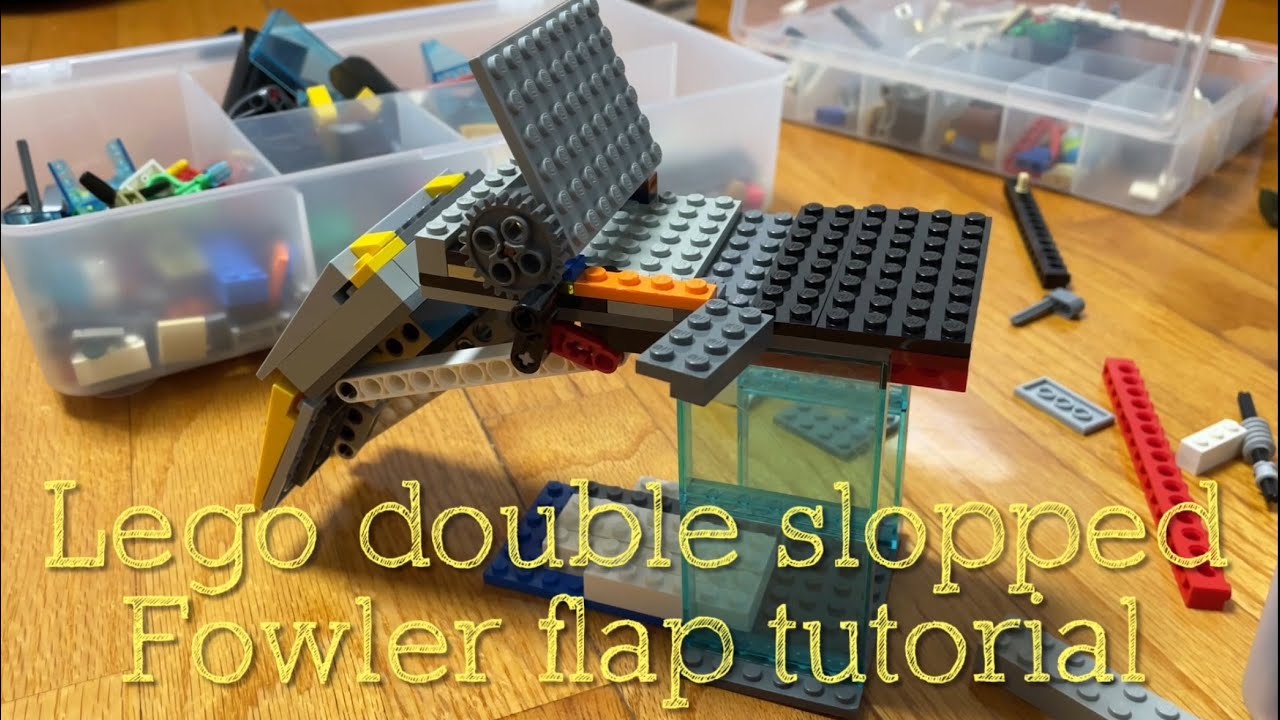 Lego Double-Slotted Fowler Flap Tutorial - YouTube