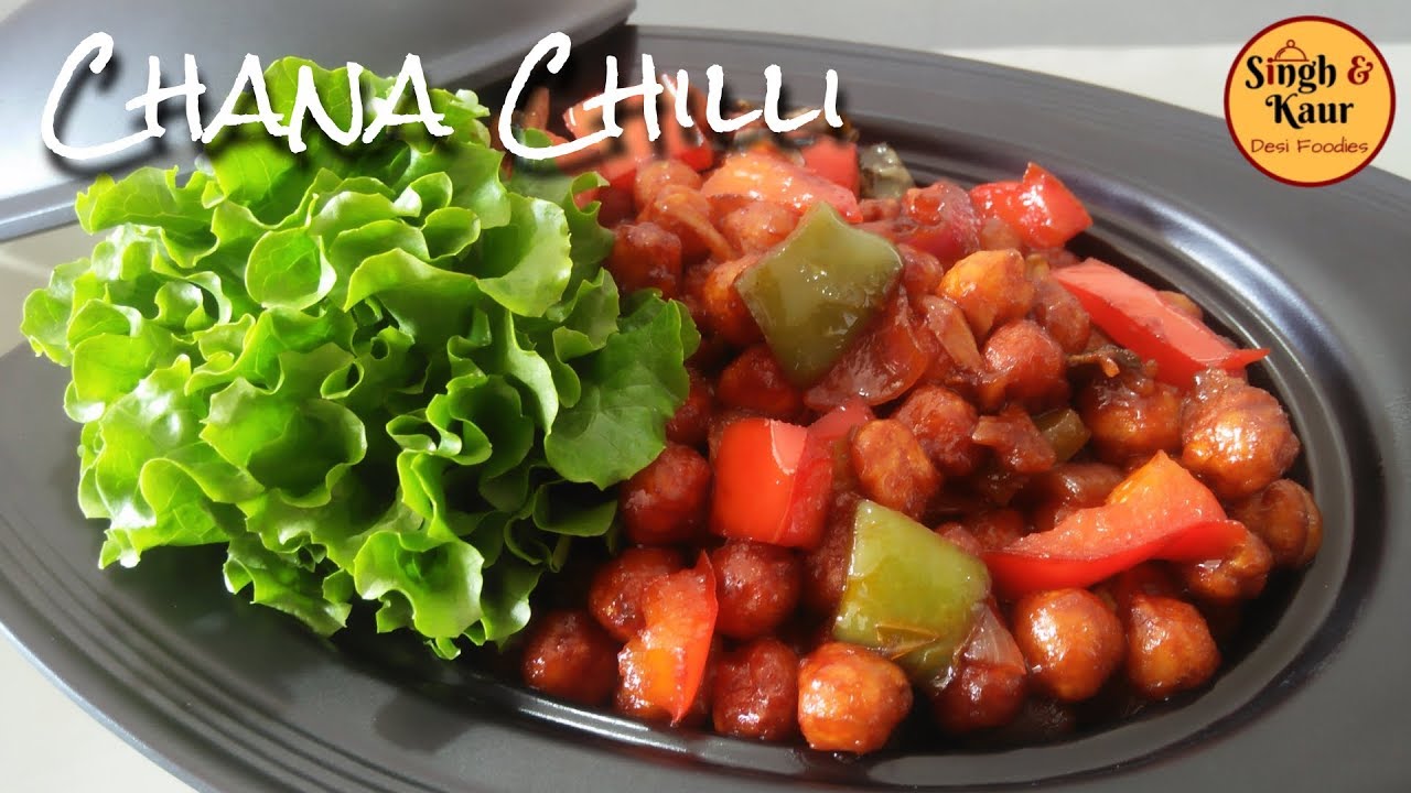 Crispy Chana Chilli Dry | चना चिल्ली रेसिपी हिंदी में | Chole Chilli ...