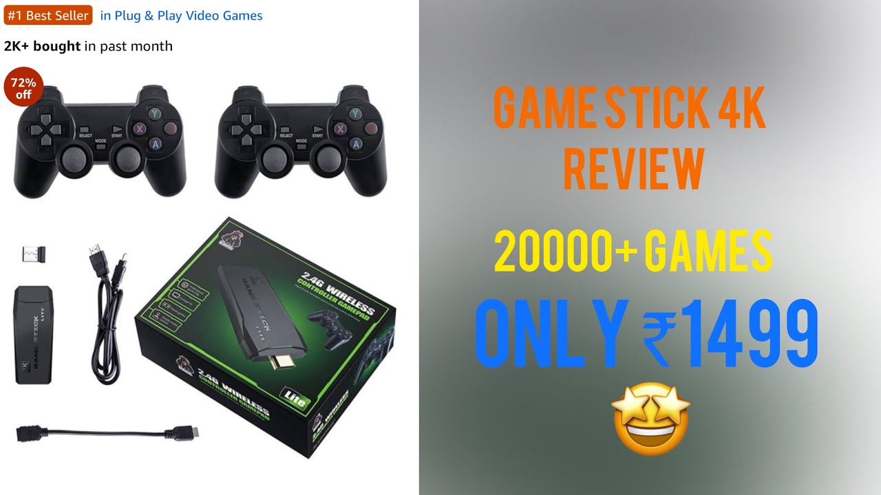 Video Game Stick 4K wireless video game review 🎮🤩 - YouTube