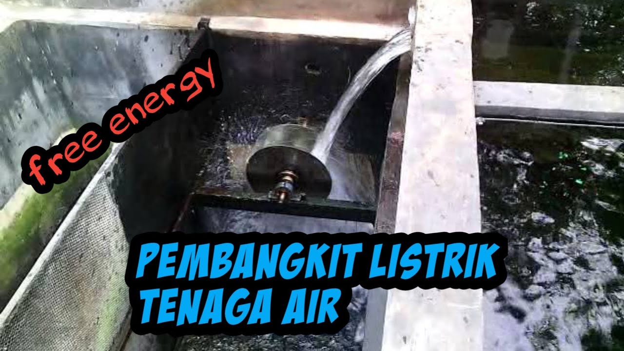 Generator listrik mini tenaga air - YouTube