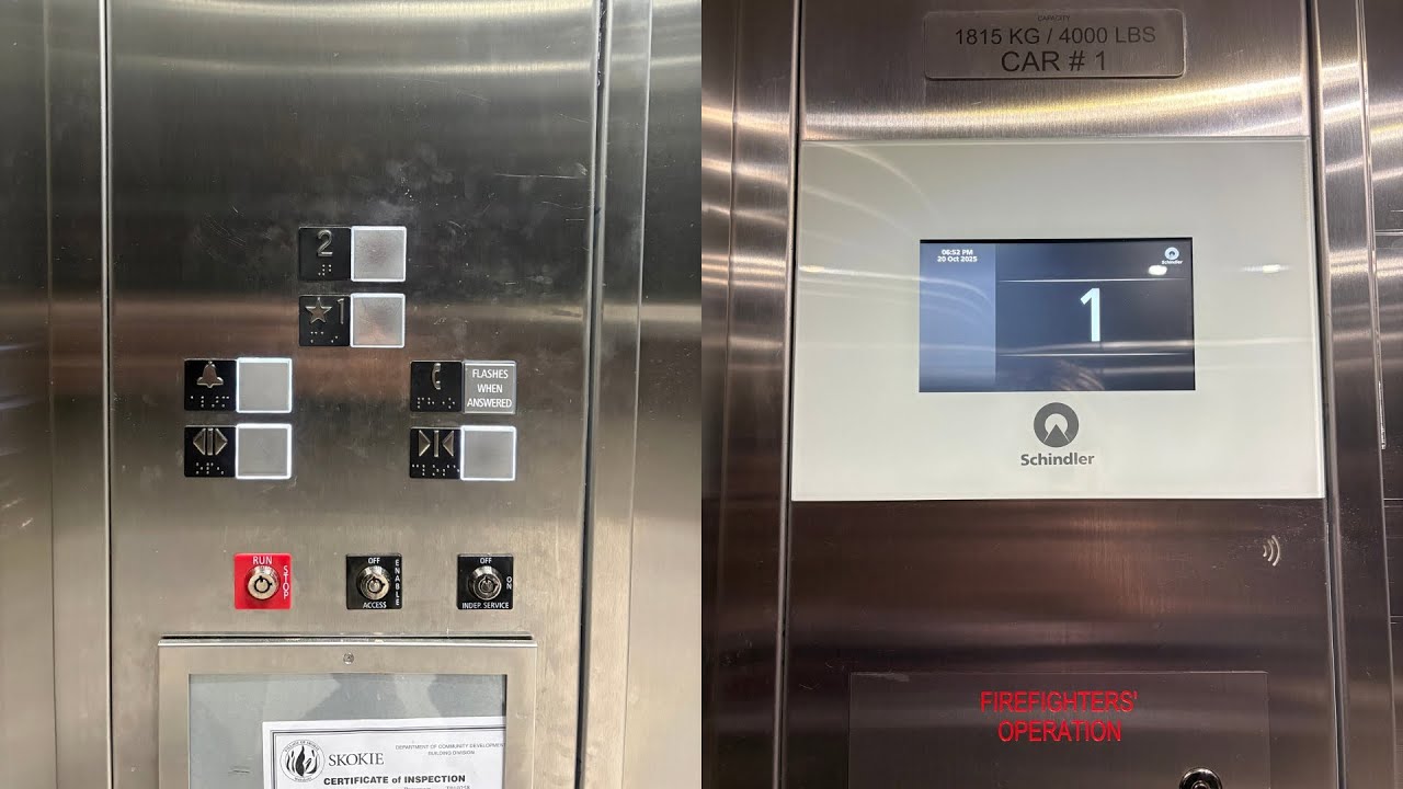 Schindler 3300 XL Elevator, Zara - Westfield Old Orchard | Skokie, IL - YouTube