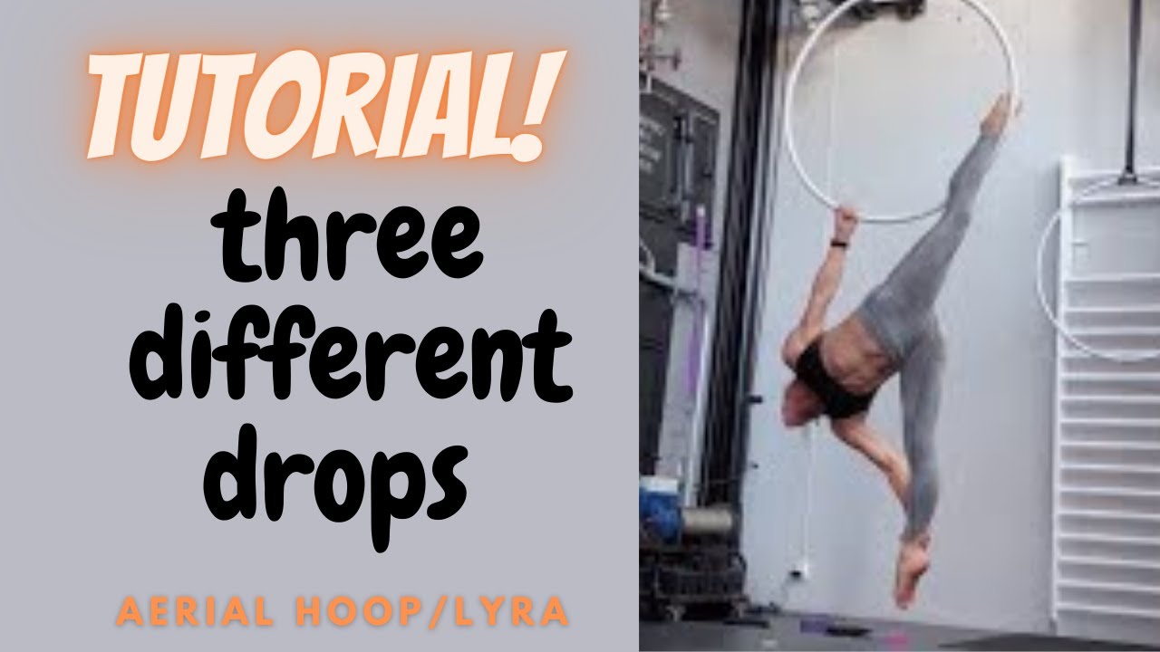 aerial hoop/ lyra tutorial - fun simple drops - YouTube