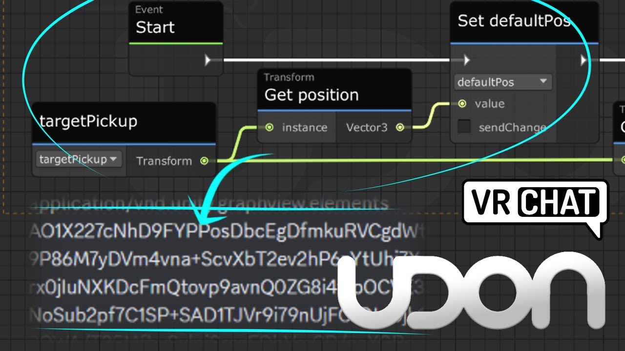 Sharing Udon Graph Code Via Text Udon Vrchat Sdk30 Youtube