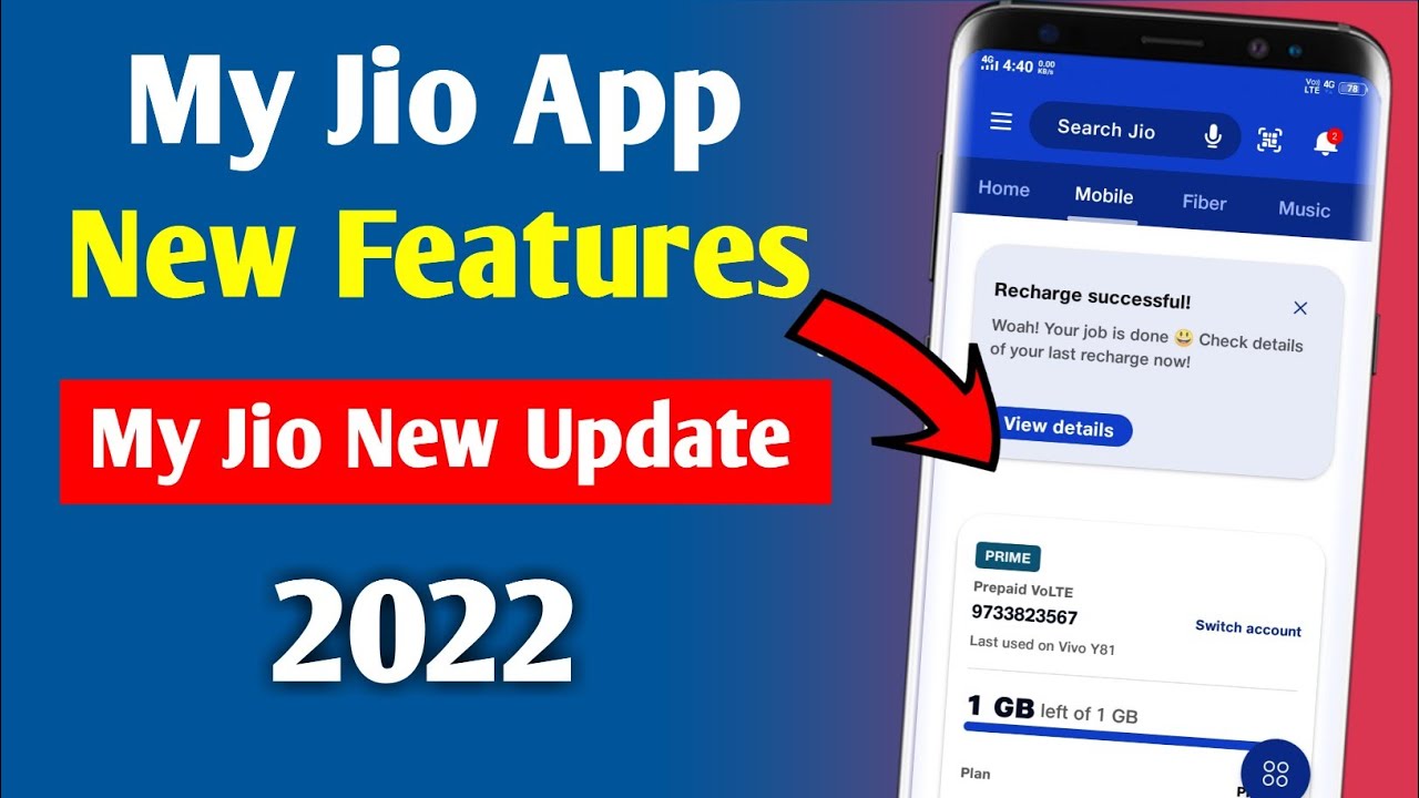 My Jio App New Feature | My Jio App New Update - YouTube