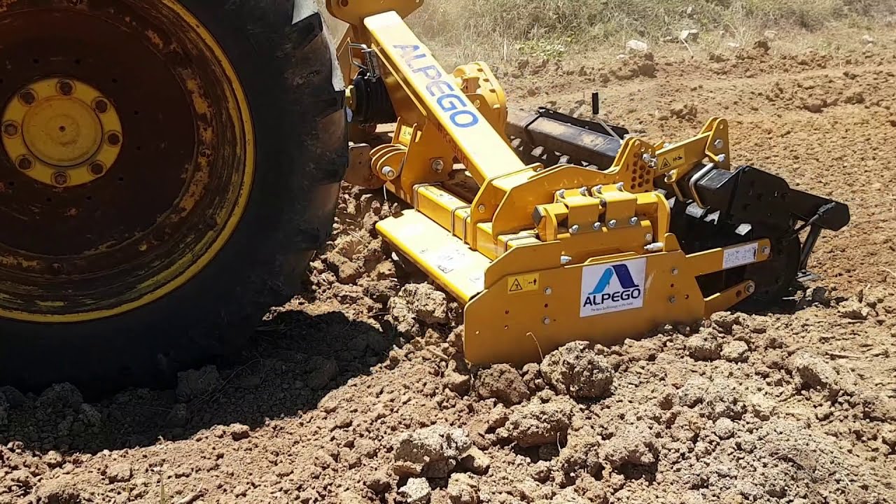 How Power Harrow works? ׀ How it works for Tractors 90 to 200 HP ...