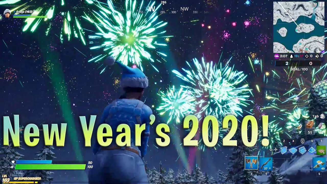 New Year's Fireworks 2020 | Fortnite Event - YouTube