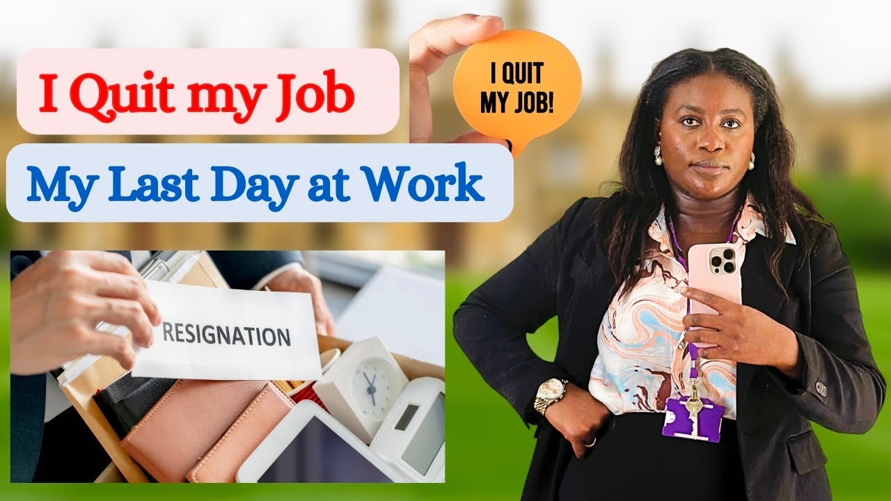 Emotional Last Day at Work: What Happened When I Quit - YouTube