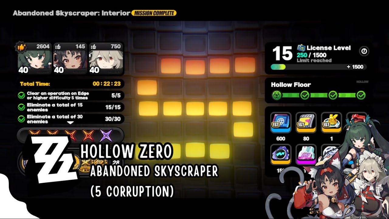 Hollow Zero: Abandoned Skyscraper - Interior (5 CORRUPTION) - ZENLESS ...