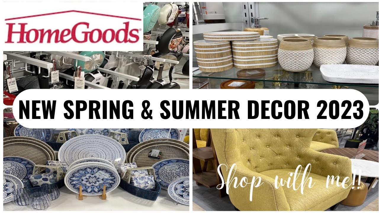 *NEW* SPRING & SUMMER DECOR | HOME GOODS - YouTube