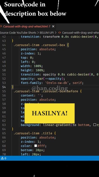 Carousel Drag and Wheels with HTML | CSS | JS #shorts #coding #codingtutorials #html # ...