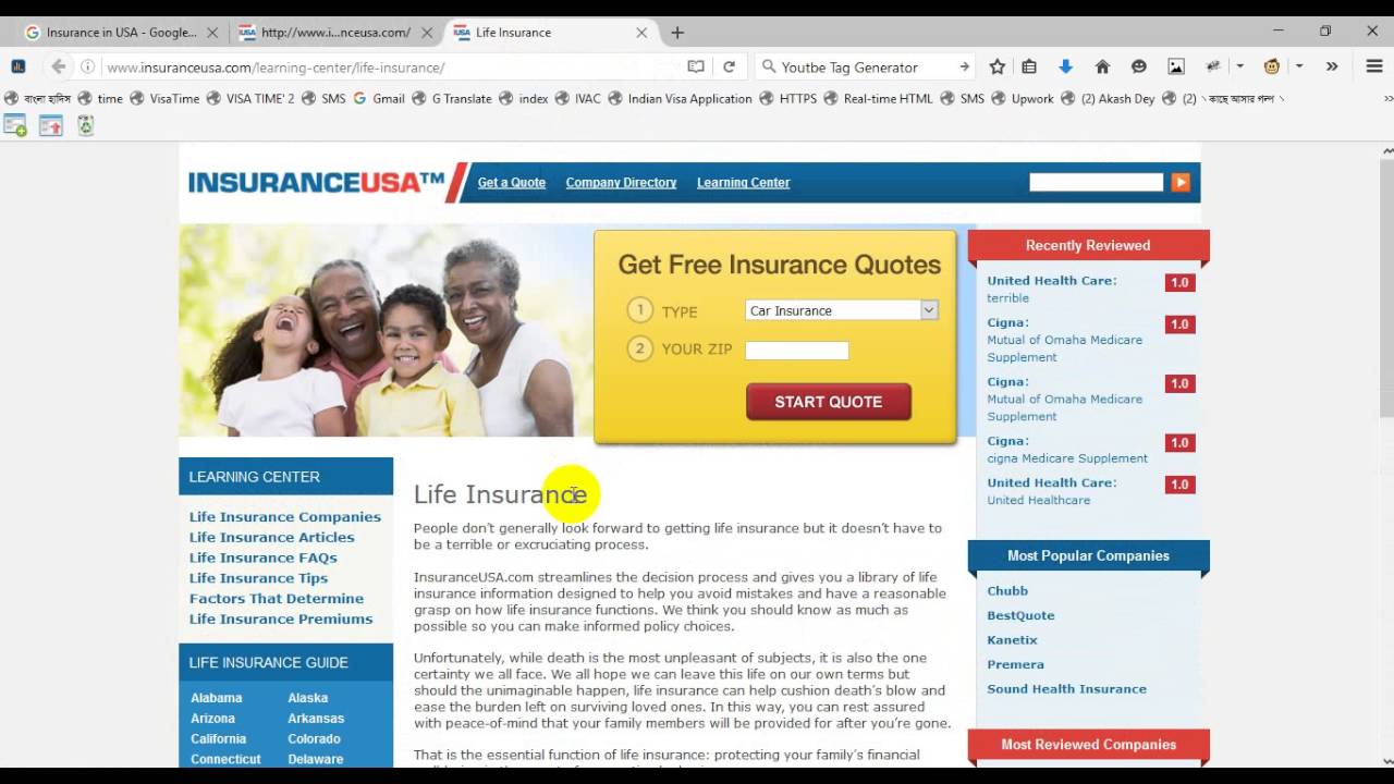 Best Rated Insurance Company in USA 2016 - YouTube