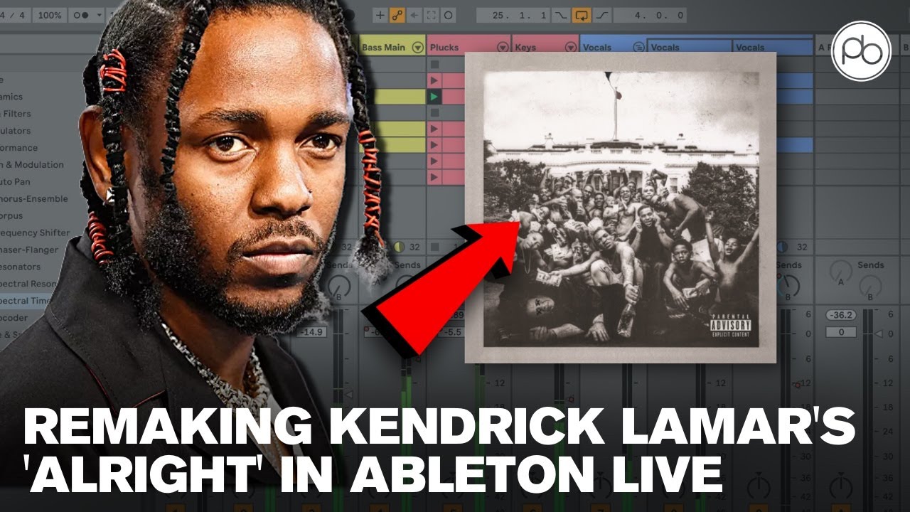 How to Make Kendrick Lamar's 'Alright' Beat in Ableton Live w/ Point ...