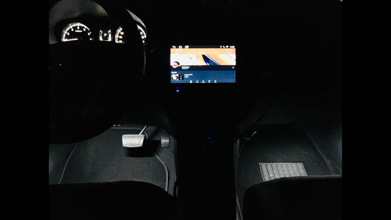 How To Install Car Foot Lamps DIY - YouTube