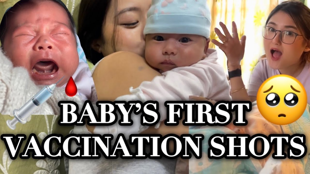 CHOEJOR’S FIRST VACCINATION SHOTS 😰 |Newborn’s first vaccination ...