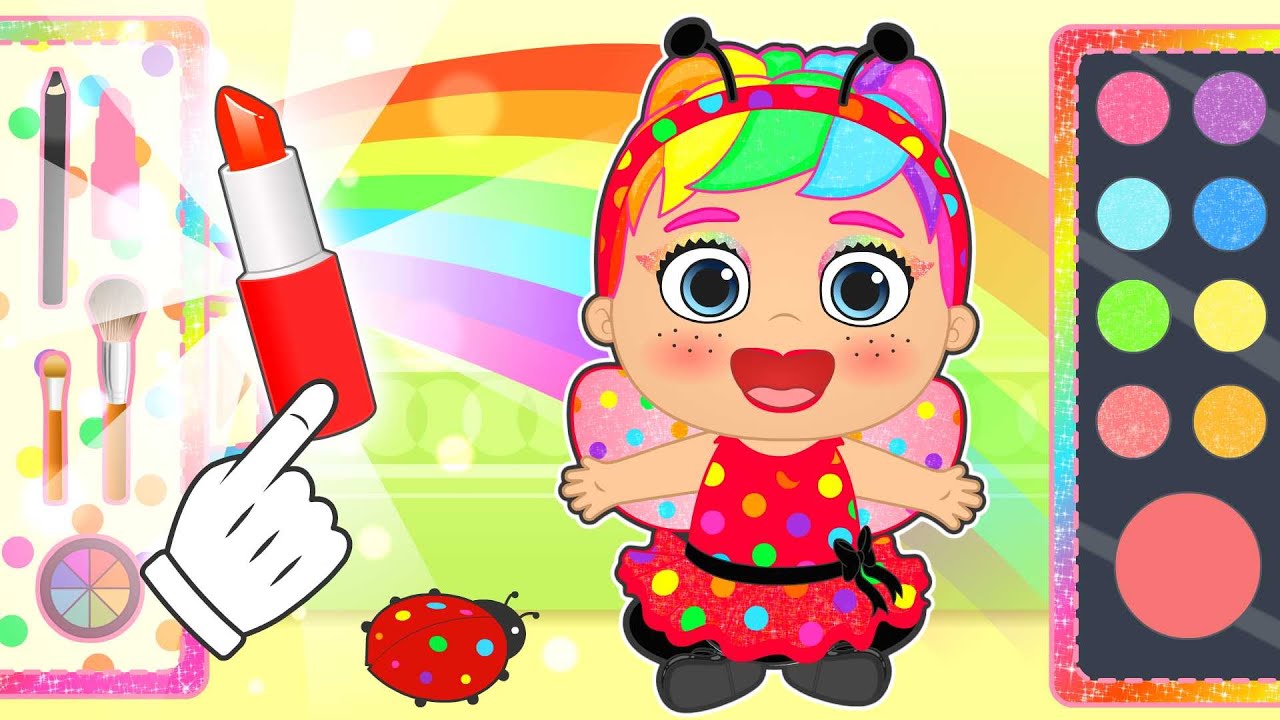 BABY LILY 🐞🌈 The Rainbow Ladybug Story - YouTube