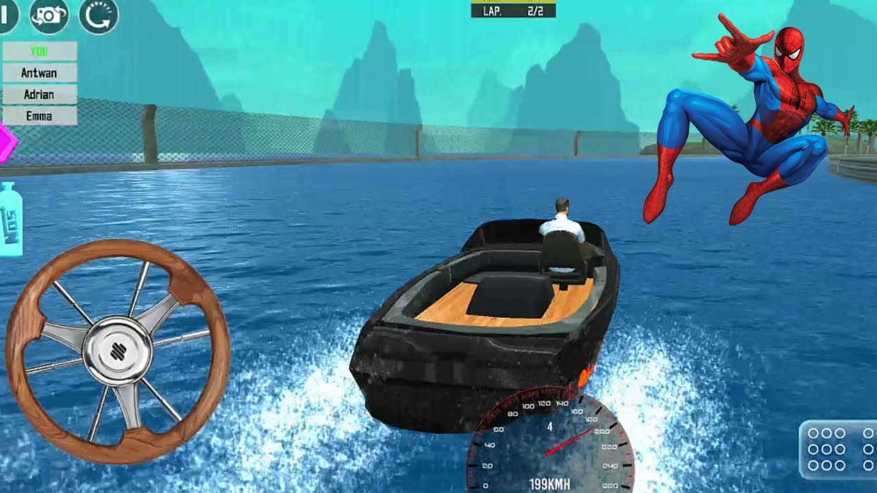 Speed Boat Racing in Big sea | Speed Boat Racing game | Android ...