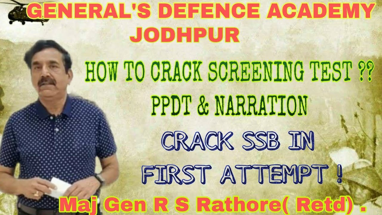 HOW TO CRACK SSB SCREENING TEST?? HOW TO NARRATE YOUR STORY ? LEARN ...