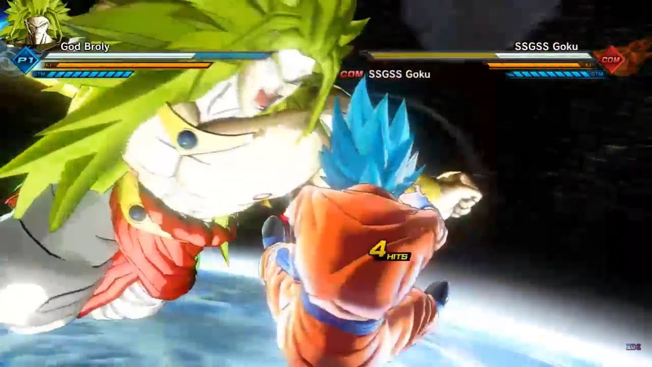 Dragonball Xenoverse 2God Broly the real 4D Goku | Black super saiyan ...