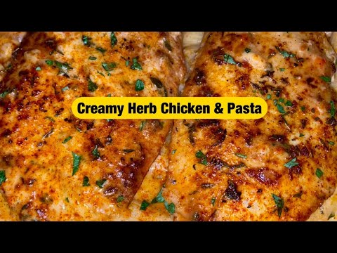 Creamy Herb Chicken & Pasta by Chef Bae | Cuttin Up With Bae | - YouTube