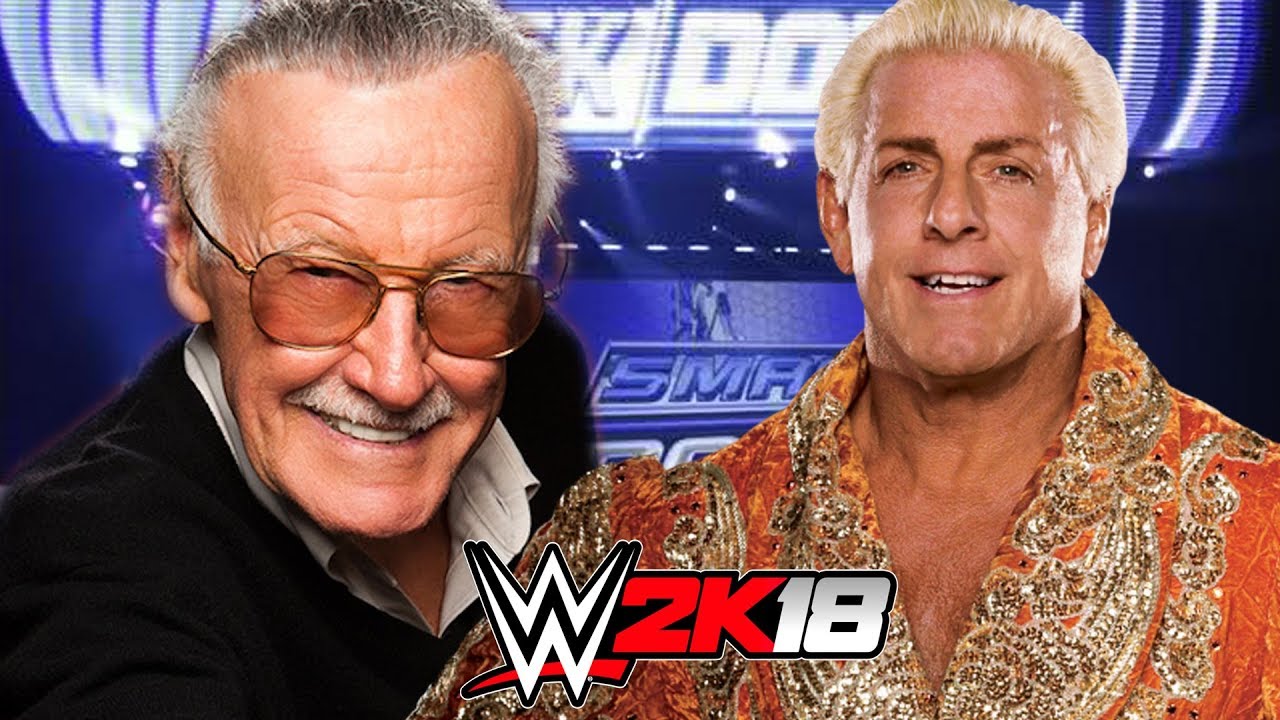 STAN LEE vs RIC FLAIR | WWE 2K18 Gameplay - YouTube
