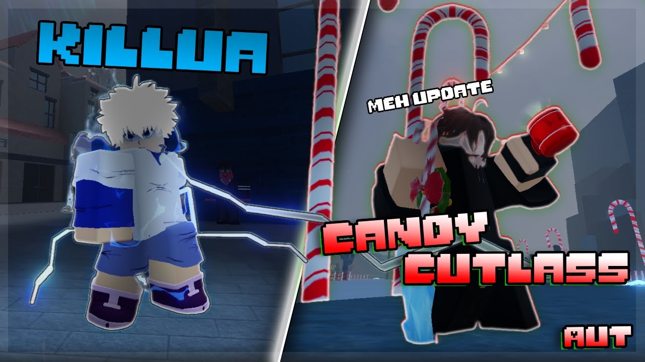 Esta Upadate de Navidad es Meh | Obteniendo Killua y Candy Cutlass en A ...