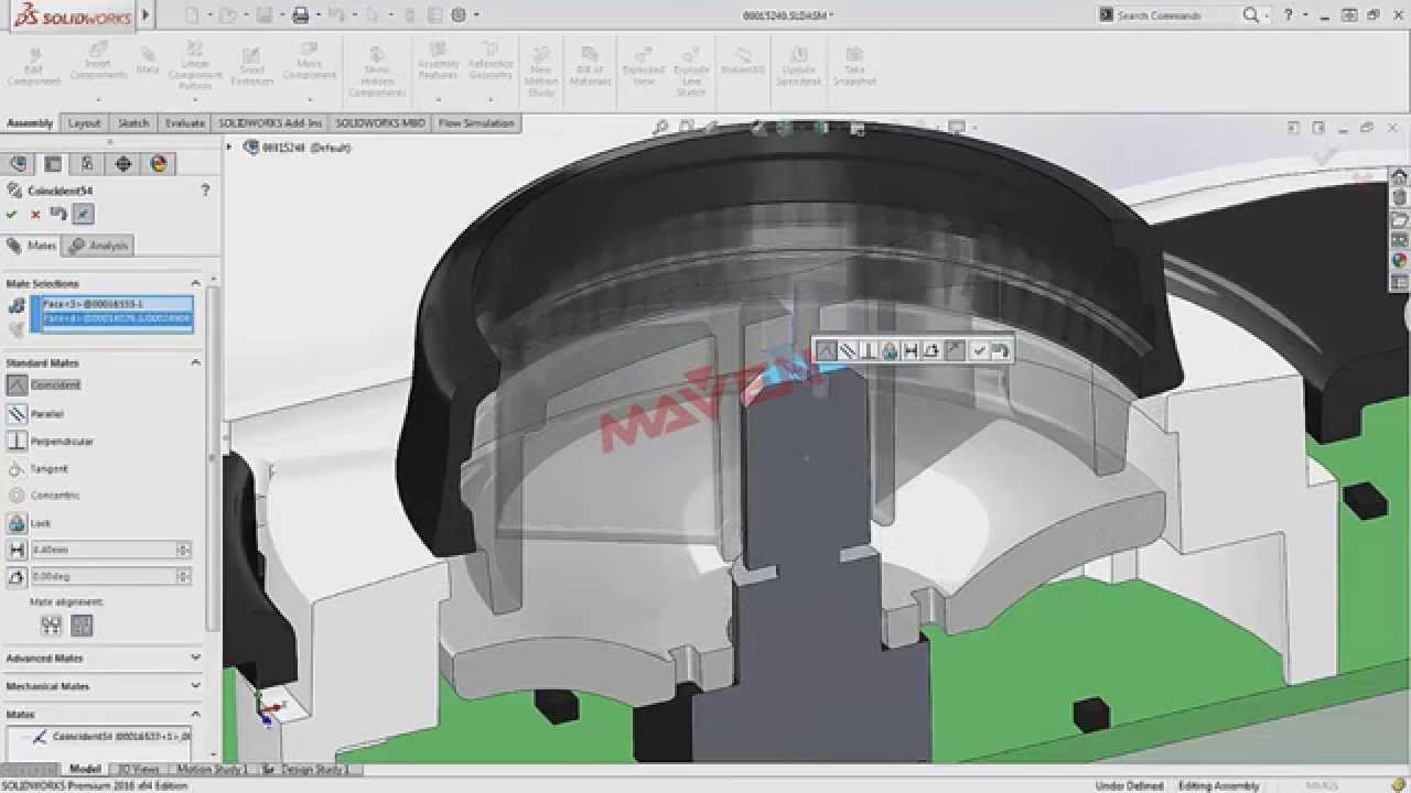 [메이븐] SOLIDWORKS 2016 신기능 - User Interface / SOLIDWORKS 2016 What's New - YouTube