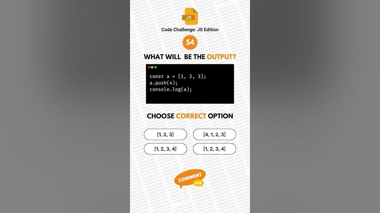 Javascript Code Challenge 51100 Coding Javascriptcode Youtube