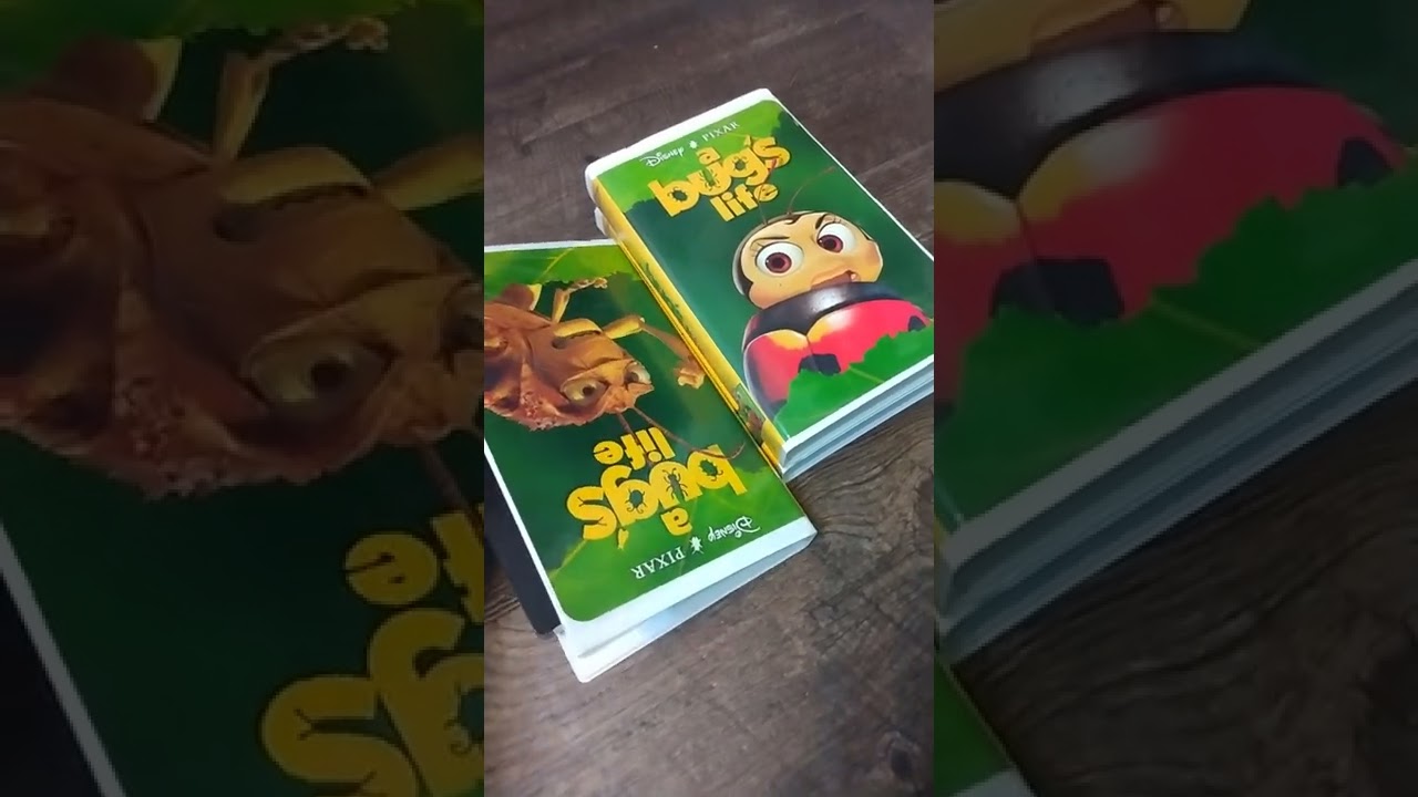A Bugs life Vhs different covers review from 1998 - YouTube