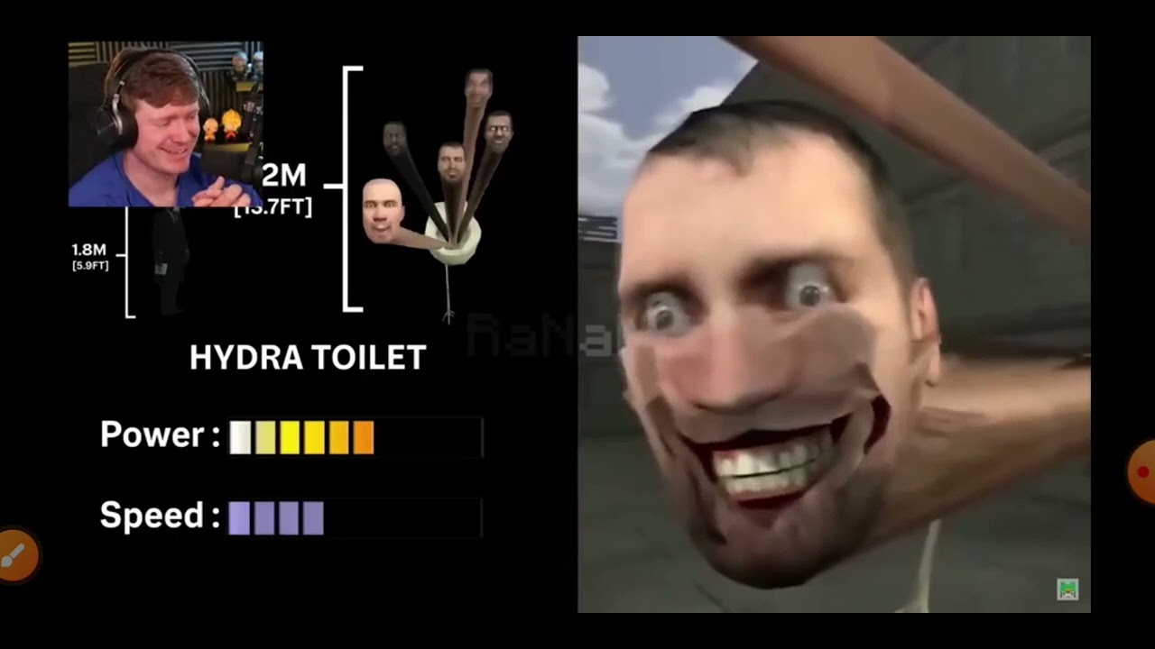 reacting to capi react to skibidi toilet size comparison - YouTube