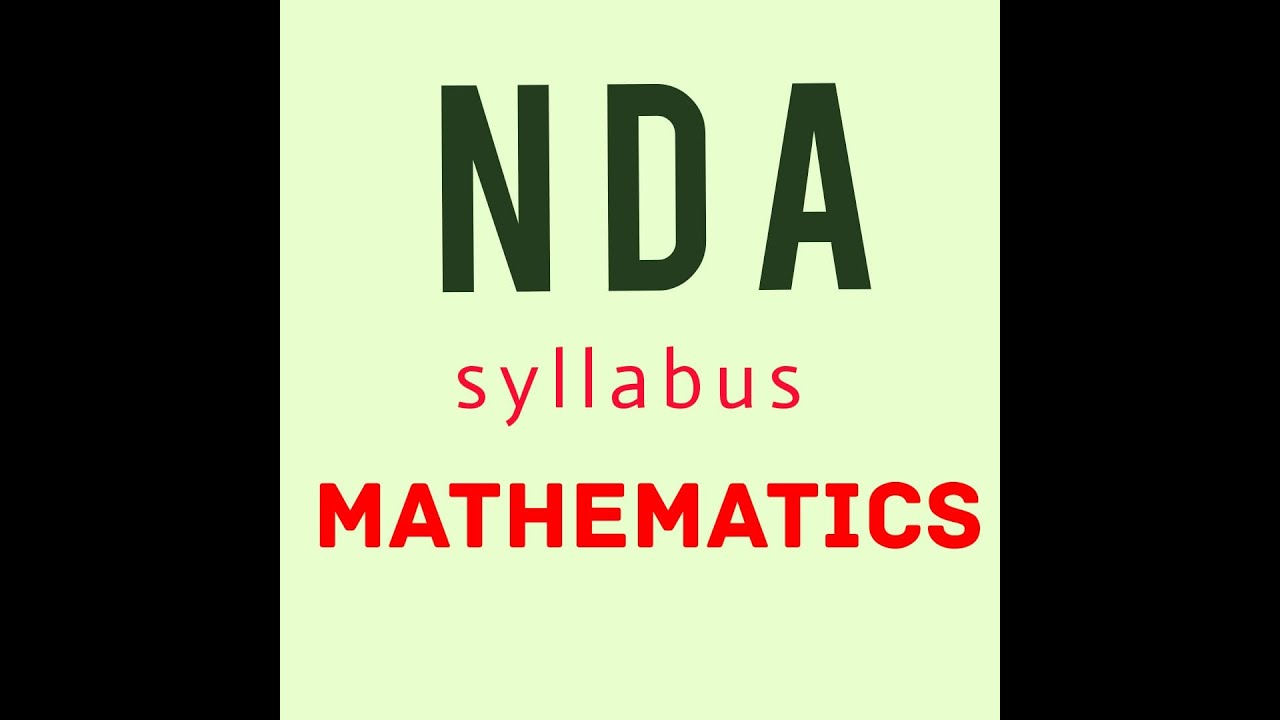 nda-syllabus-mathematics-youtube