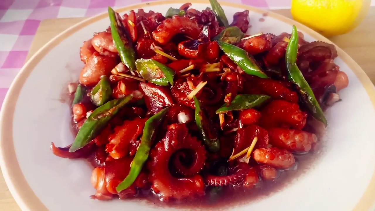 octupos adobo - YouTube